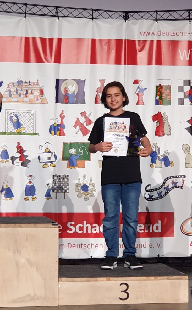 Sadik Bugra Er ist Dritter bei den Deutschen Jugendmeisterschaften! • Spaß am Schach in Leegebruch
